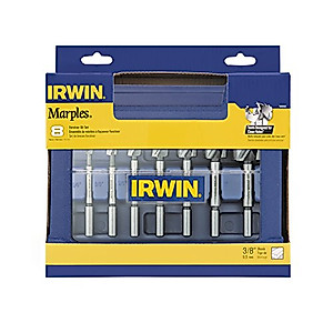 IRWIN Marples Forstner Bit Set, Wood Drilling, 8 Piece (1966892)