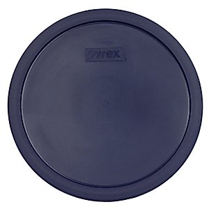 Pyrex Blue Plastic Lid Fits 7403 10 Cup Round Sculptured Glass Mixing Bowl - Original Genuine Pyrex - Made in the USA