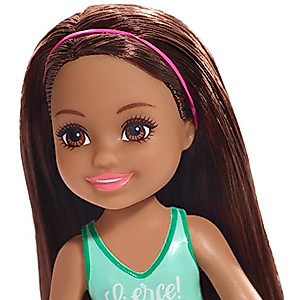 Barbie Club Chelsea Doll, 6-inch Brunette with Fierce Tiger Graphic