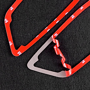 AIRSPEED for Supra Door Handle Panel Cover Carbon Fiber Door Pull Handle Frame Sticker Inner Trim for Toyota Supra GR A90 A91 MK5 2019-2022, Black