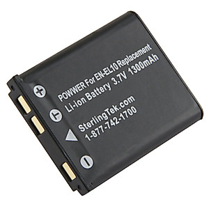 STK EN-EL10 Battery for Nikon Coolpix S3000, S4000, S220, S570, S210, S230, S60, S205, S80, S200, S600, S5100, S520, S700, S500, S510
