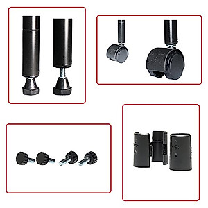 Apollo Hardware 3-Shelf Wire Shelving Garment Rack 14"x24"x60" (Black)