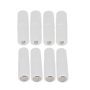LAMPVPATH AAA to AA Battery Adapter (Pack of 8), Converter Holder for AAA to AA Batteries