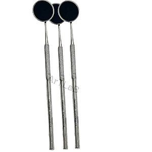 New Premium 10 Each Dental Mouth Mirror #5 with Handle Stainless Steel Dental Mirror Stainless Steel with Handles | Dental Mouth Mirror Teeth Inspection Cleaning |Dental Mirror Handle