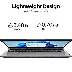 Lenovo 2023 Newest 15.6" Ideapad 1 Laptop, AMD Athlon Dual-Core Processor, 4GB RAM, 128GB PCIe SSD, HD Anti-Glare Display, Bluetooth,WiFi,HDMI,Webcam, Windows 11 Home in S Mode, Bundle with JAWFOAL