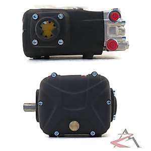 Genuine OEM Annovi Reverberi Horizontal Pump for Pressure Washer for Interpump WS202 Solid Shaft