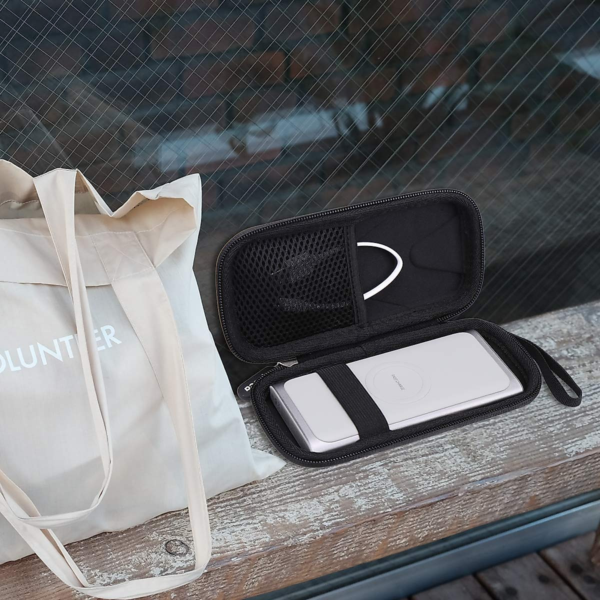 Aproca Hard Travel Storage Carrying Case, for Samsung 10,000 mAh Super Fast 25W Portable Wireless Charger Battery Pack