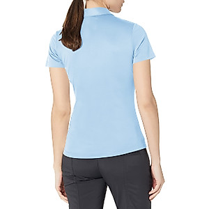 adidas Women's Performance Primegreen Polo Shirt, Clear Sky, Small