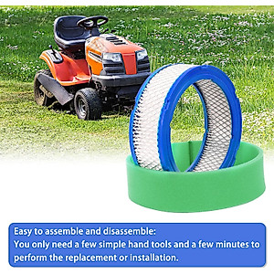 KLWZH 394018S 394018 Air Filter & Pre-Cleaner for BS 392642 271271 272490 5050D Vanguard V-Twin 12.5-20hp 16HP 18HP 392642 5050H 5050B 4135 421400 402400 Engine GT235 LT166