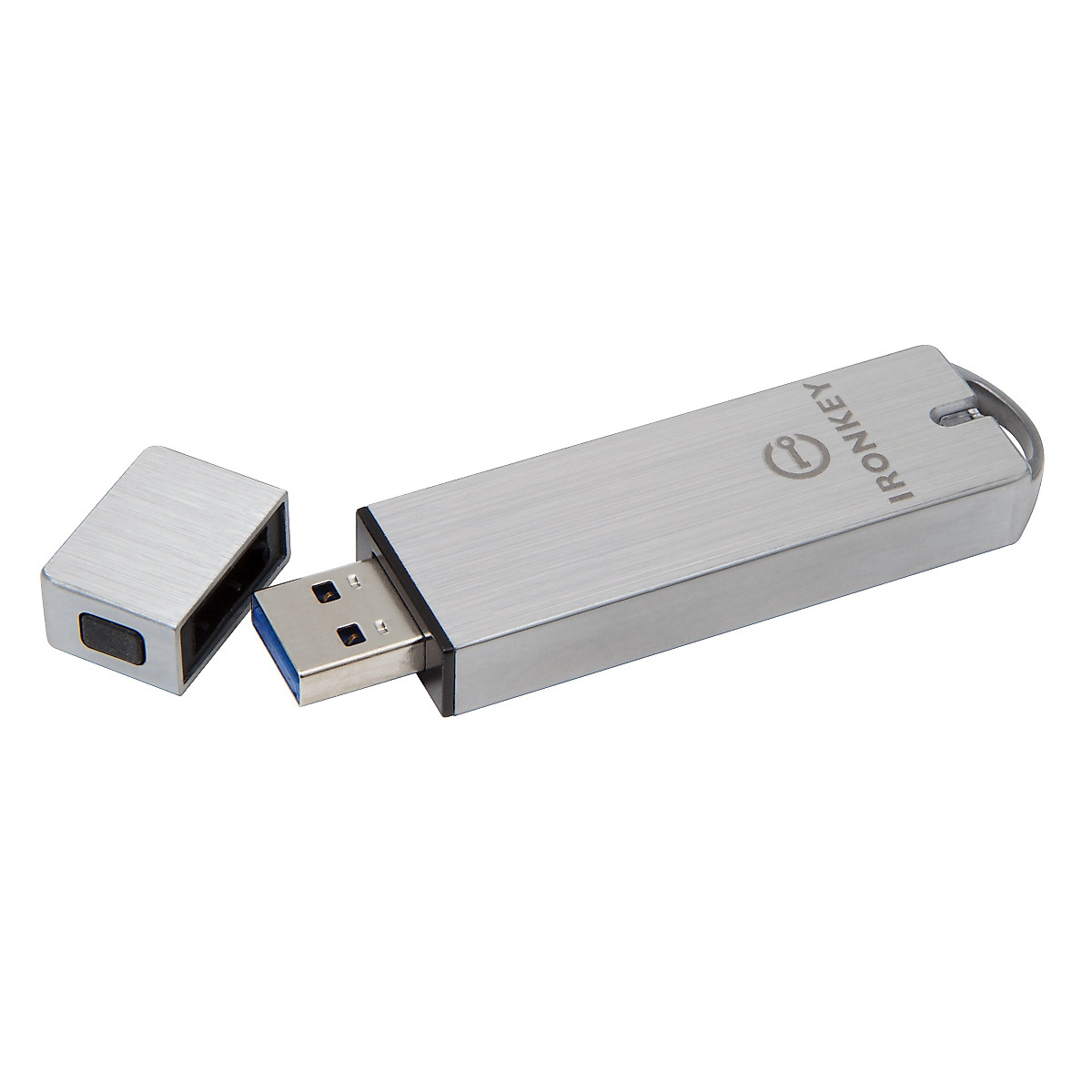 Kingston Ironkey S1000 16GB Encrypted USB Flash Drive On-Device Cryptochip FIPS 140-2 Level 3 Multi-Password Security Options IKS1000B/16GB