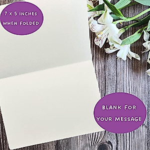 Military Card with Envelope (7X5 Inches and Blank for All Occasions) black boots for boot camp, a motivational note, say goodbye, I miss you, or to give thanks for military service - 210