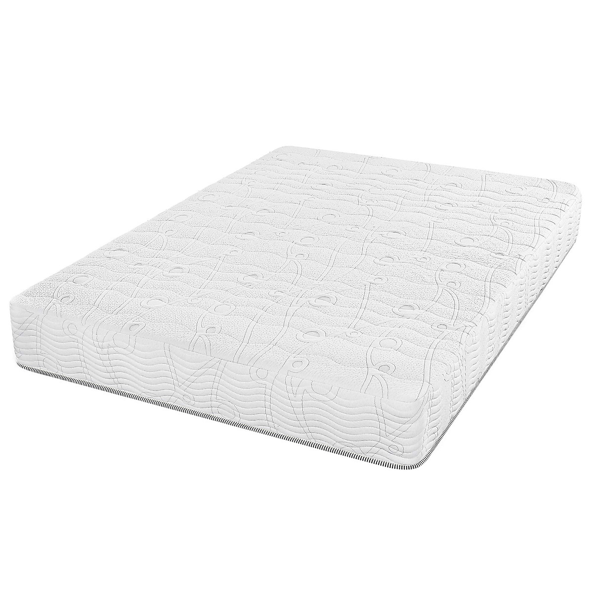 SLEEPLACE 10 Inch Encased Coil Hybrid Spring Mattress OM02 (Queen)