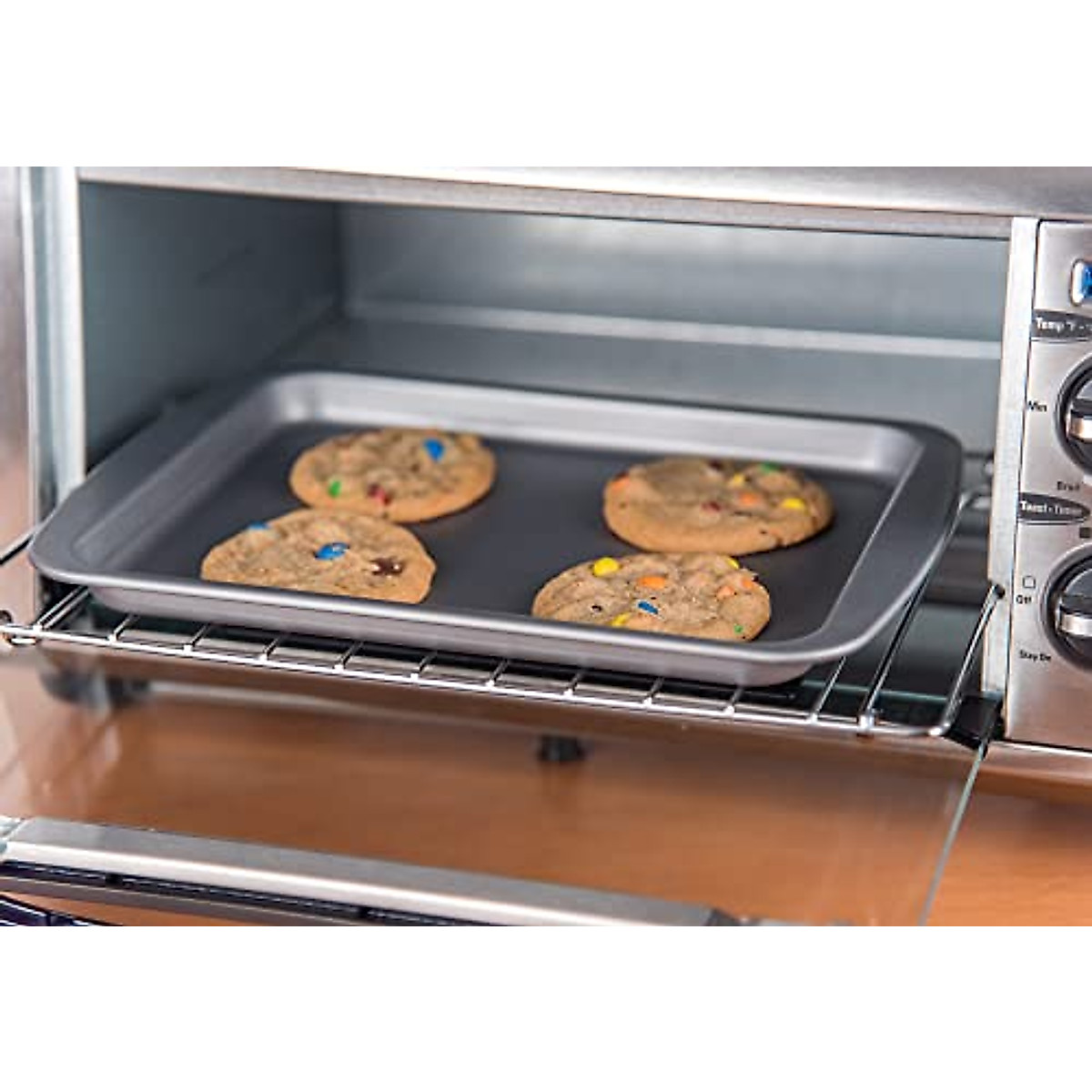 G & S Metal Products Company Ovenstuff Toaster Oven 8-Piece Bakeware Set, Gray