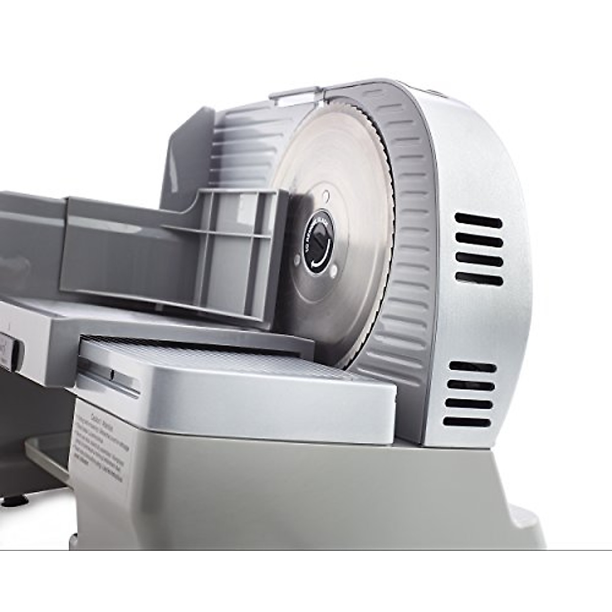 Chef'sChoice 609A Electric Meat Slicer with Stainless Steel Blade Features Slice Thickness Control and Tilted Food Carriage Easy Clean, 7-Inch, Silver