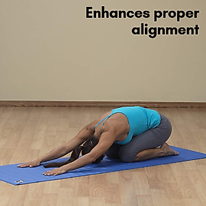 Body-Solid 3mm Thick Non-Slip Yoga Mat for Home Workout, Pilates and Exercise, Lightweight & Portable with Comfortable Support for All Levels