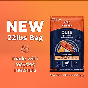 Canidae Pure Real Salmon & Sweet Potato Recipe Adult Dry Dog 22 LB