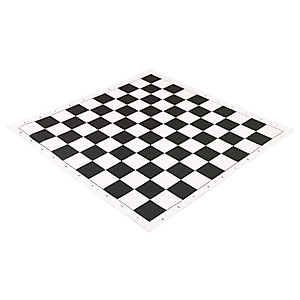 The House of Staunton Vinyl Regulation Tournament Chess Board - 10 x 10 Squares - 2.25" Squares - Black