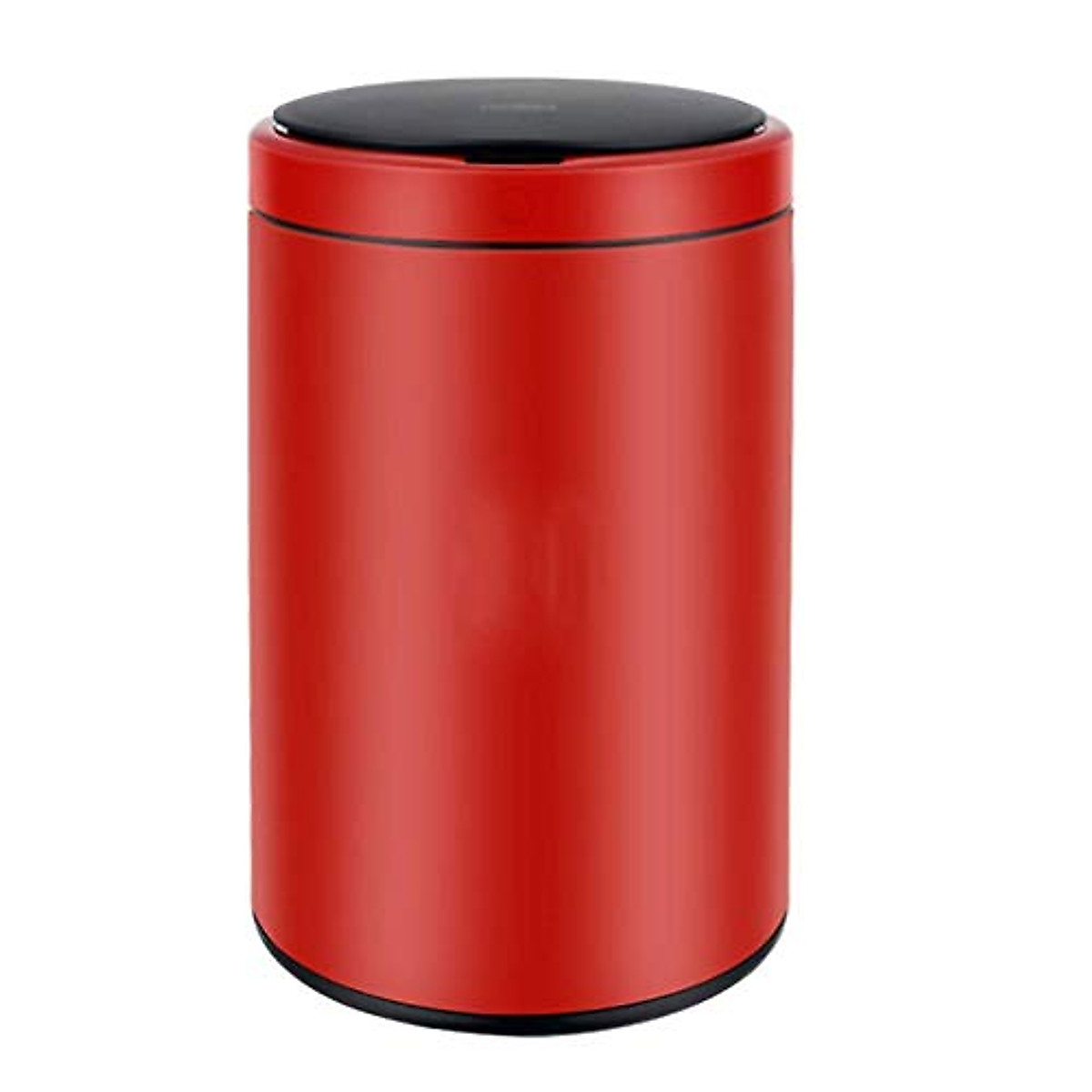 CXDTBH Waterproof Smart Trash Can 12L Induction Household Trash Can with Lid Simple Automatic Trash Can for Kitchen Living Room Bedroom Bathroom (Color : White-Dinosaur Doodle4)