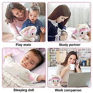 Maikerry 10" My Melo Plush Toy - Super Cute Kawaii Cinnamon Anime Dog Doll, Soft Stuffed Animal Pillow, Perfect Party Favor & Birthday Gift for Children & Fans (Pink Melo)