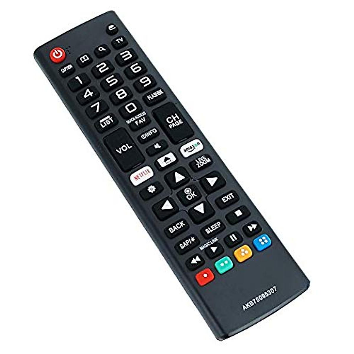 AKB75095307 Universal Remote Control Replaced for All LG LED LCD 4K UHD Smart TV 32LJ550B 43UJ6300 55LJ5500 55UJ6050