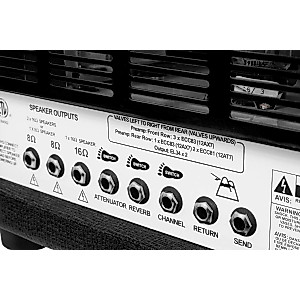 Orange Rockerverb 50 MKIII - 50-Watt 2-Channel Tube Head - Black