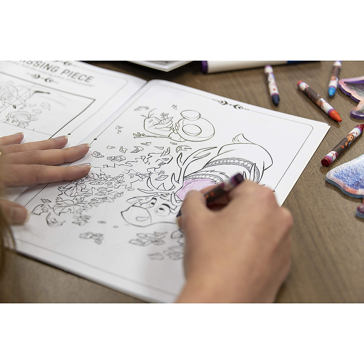 Disney Frozen 2 Elsa and Olaf 48-Page Color and Trace Activity Book, Bendon 46038