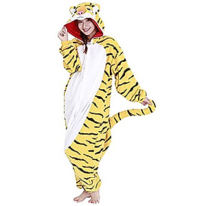 SAZAC Tiger Kigurumi - Onesie Jumpsuit Halloween Costume