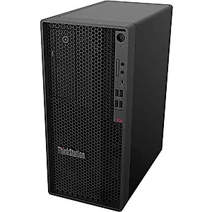 Lenovo ThinkStation P340 30DH000NUS Workstation - 1 i5-10500 - 16 GB RAM - 512 GB SSD - Tower - Raven Black - Windows 10 Pro 64-bit - DVD-Writer - English (US) Keyboard - Ethernet