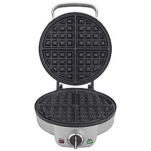 Cuisinart WAF-200 4-Slice Belgian Waffle Maker Stainless Steel Bundle with 1 YR CPS Enhanced Protection Pack