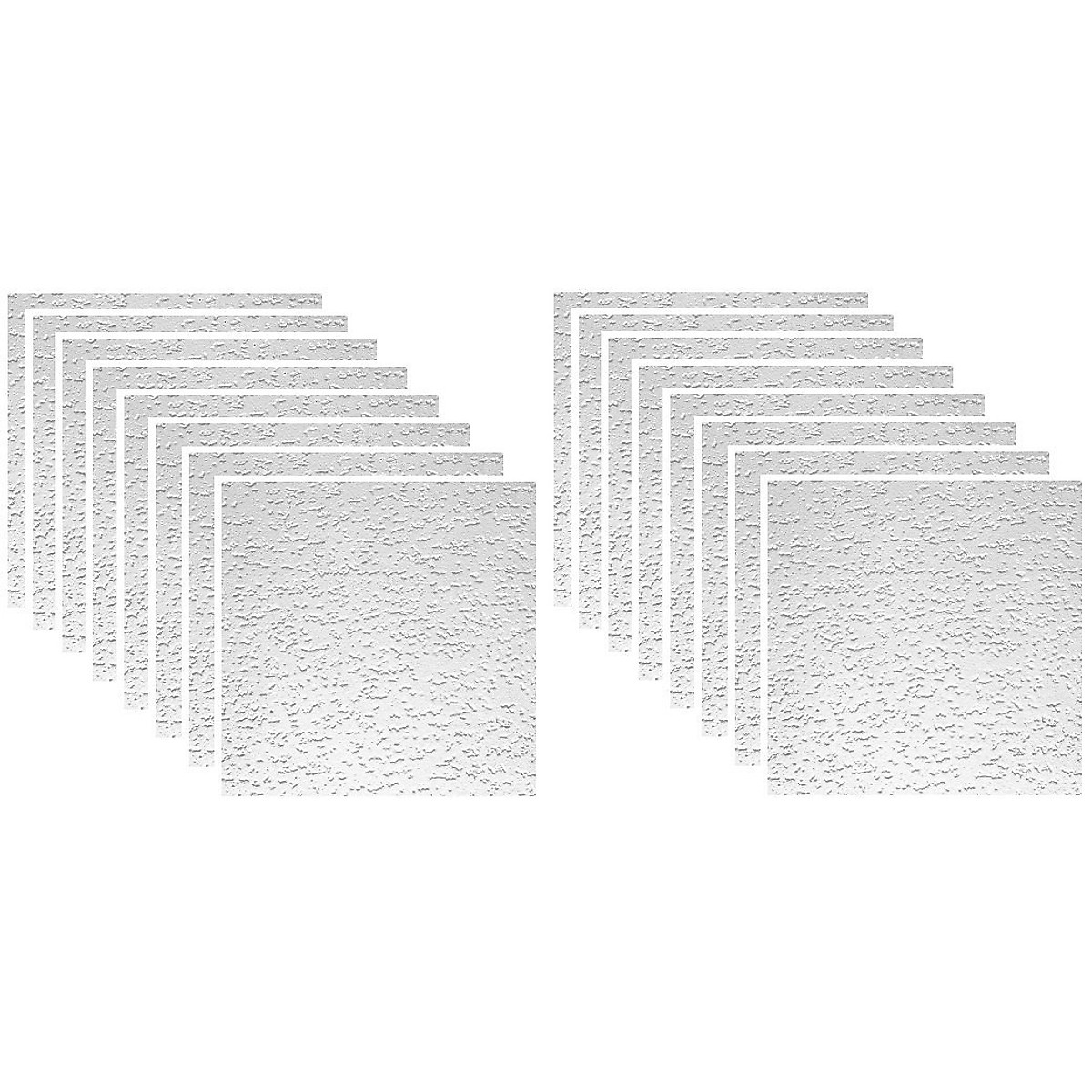 (30) USG Interiors 4240 Tivoli 12" x 12" Textured Ceiling Tiles