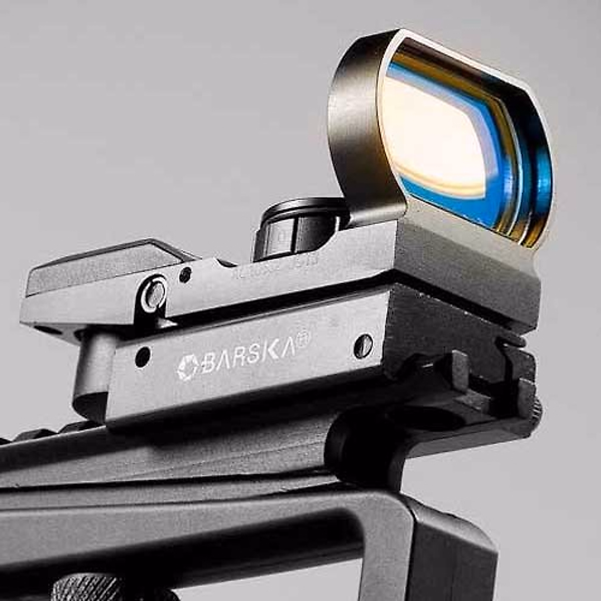 BARSKA AC11704 Multi-Reticle Electro Reflex Sight Green / Red Reticle with with Picatinny / Weaver Style Base, 1x33mm , Black