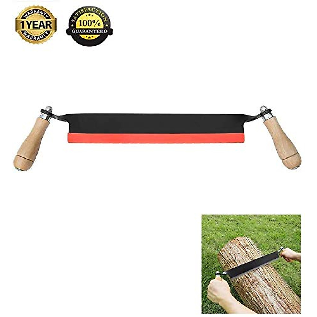 Carmyra Draw Knife 8" Straight Draw Shave Woodworking Tool