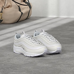 Nike Men's Air Max 97 Shoes, Multicolour White Reflective Silver Wolf Grey 105, 12