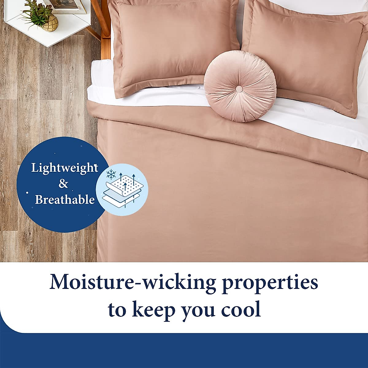 Cosy House Collection Everyday 1500 Series Duvet Cover Set - Master Bedroom Essentials - All Season, Moisture-Wicking & Silky Soft - Easy to Maintain & Long Lasting - 3 Piece (Full/Queen, Grey)