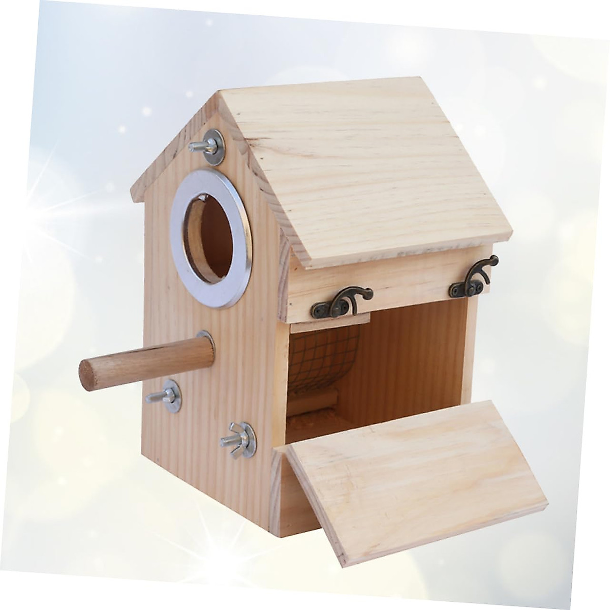 HANABASS Swallows Nest Bird Cage Decorative Bird Cage Bird Supplies Pet Bird Supplies Vertical Bird House Vertical Bird Nest Indoor Bird House Birdcage Bird House for Small Birds Wooden