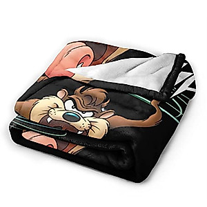 Taz-Mania Blanket Super Soft Throw Blankets for Sofa Bedding Living Kids Adults 50"X40" Inch