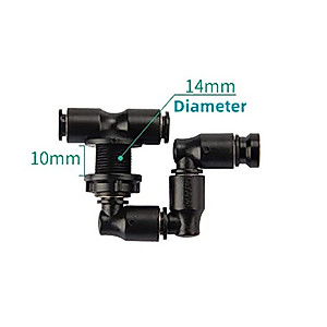 Reptiles Fogger Mist Sprinkler, 360°Adjustable Double Head Reptiles Fogger Mist Sprinkler for Rainforest Tank Amphibians Plants Flowers