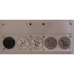 Empty Acrylic Display Case - Holds 5 Discs or Coins