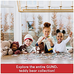 GUND Finley Teddy Bear, Premium Stuffed Animal for Ages 1 and Up, Chocolate Brown, 13”