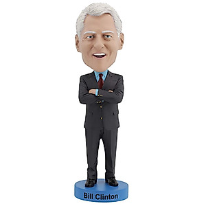 Royal Bobbles Bill Clinton Bobblehead, Premium Polyresin Lifelike Figure, Unique Serial Number, Exquisite Detail