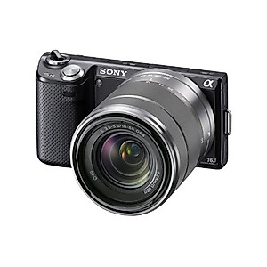 Sony NEX-5N 16.1 MP Compact Interchangeable Lens Touchscreen Camera with 18-55mm Lens (Black)