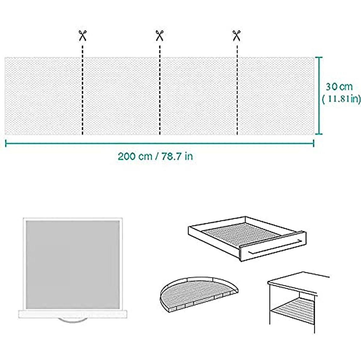 Shelf Liner Drawer Liner Non-Slip Mat Shelves Liners 12" X6.5’ Grid Pattern PVC Non-Adhesive Grip Liner Anti-Slip Mat for Kitchen Cabinets Wire Shelving Pantry Dresser Refrigerator (Pink)