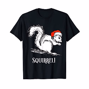 Squirrel Stocking Stuffer Funny for Christmas T-Shirt