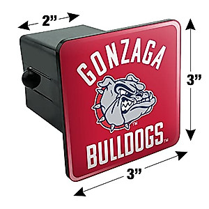 Gonzaga University Bulldogs Tow Trailer Hitch Cover Plug Insert