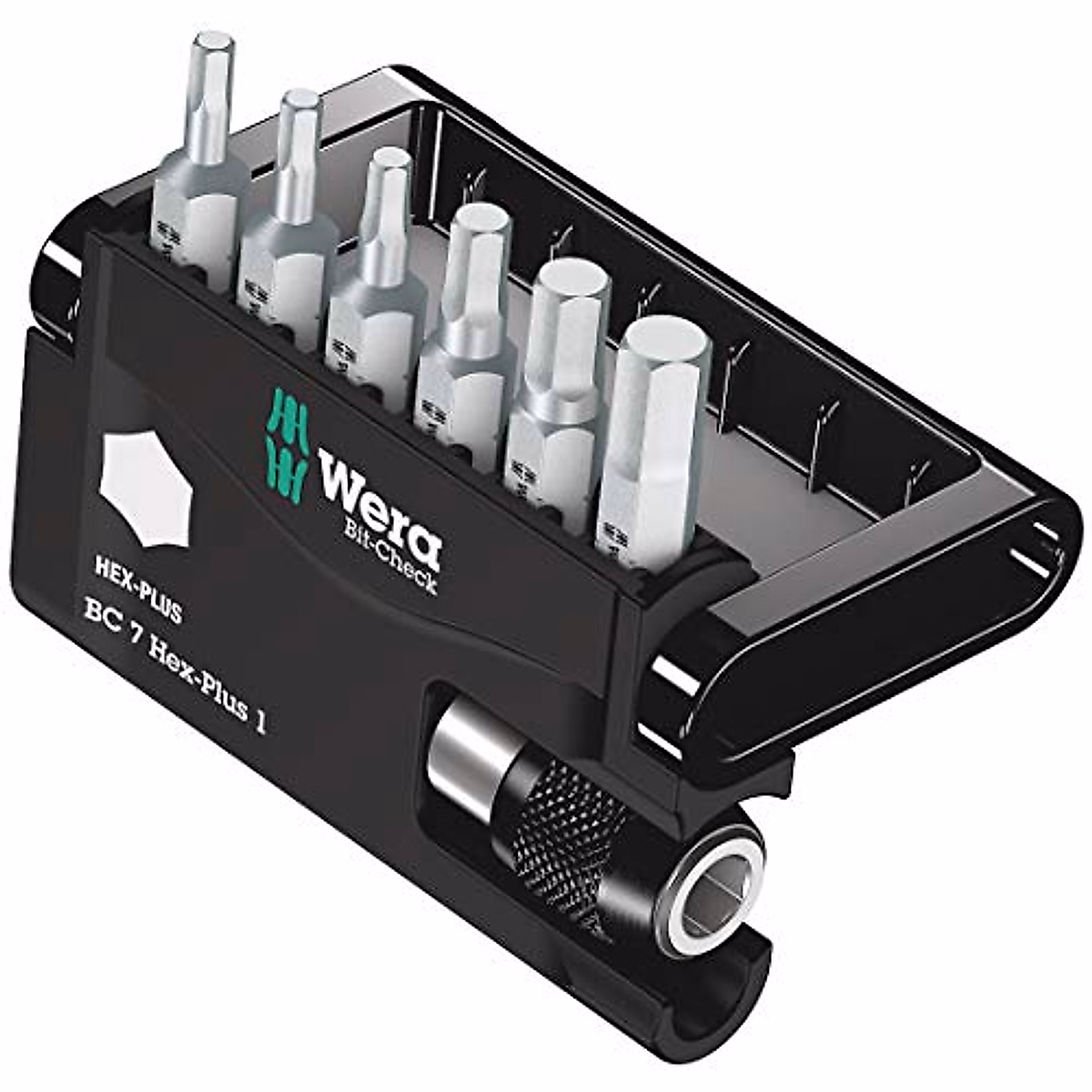 Wera - 5056168001 Tools 4013288033840 WERA Hex-Plus 8040-6 Check Sheet Metal Bit Set, MULTI