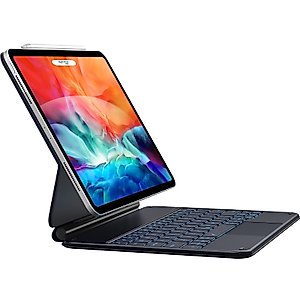 CHESONA Magnetic Floating Keyboard Case for iPad Pro 11 2022, Multi-Touch Trackpad with 7 Color Backlit, Wireless Keyboard for iPad Pro 11 inch 2022 4th/3rd/2nd/1st Gen, for iPad Air 5th/4th Gen,Black