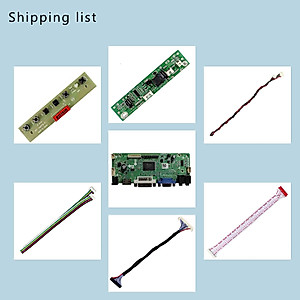 HDMI DVI VGA LVDs Display Controller Board for 21.5" 23" 27 inch 1920x1080 30 Pin LCD Screen Panel