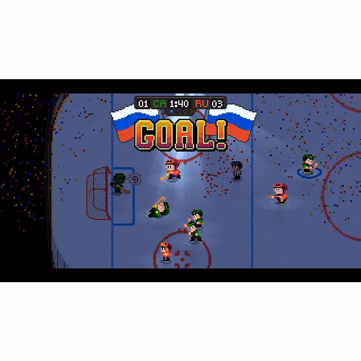 Super Blood Hockey (Retro Edition) (Game + Soundtrack Included) - Nintendo Switch