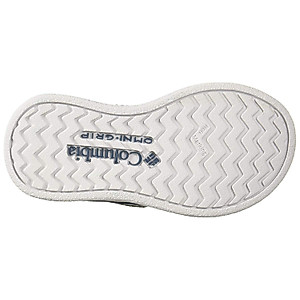 Columbia unisex child Youth Bahamaâ„¢ Pfg Uniform Dress Shoe, Pebble, White, 6 Big Kid US