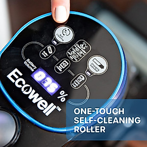 ECOWELL Wet Dry Vacuum Cleaner Cordless Floor Cleaner and Mop Self-Drying Digital Display Multi-Surface for Hard Floors and Area Rug, LULU Quick Clean P05, Blue